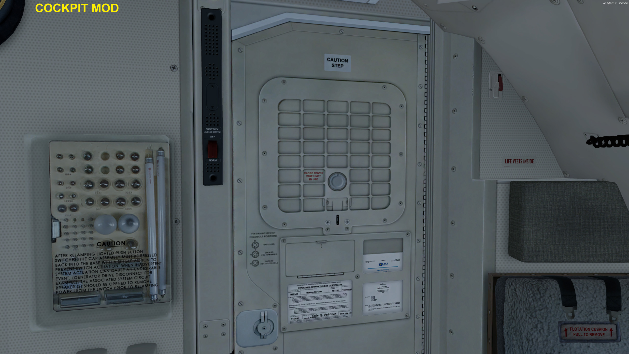 CAPTAIN SIM FORUM - B767-300ER Cockpit Mod