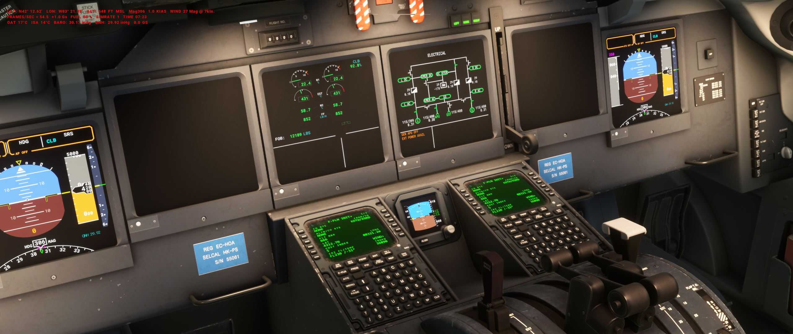 CAPTAIN SIM FORUM - Navigational Displays not working with APU GEN