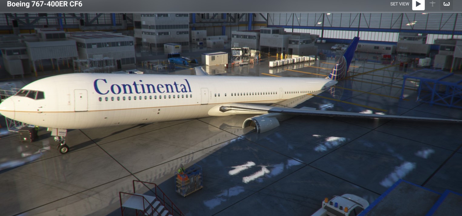 CAPTAIN SIM FORUM - 767-400ER is sinking on the ground