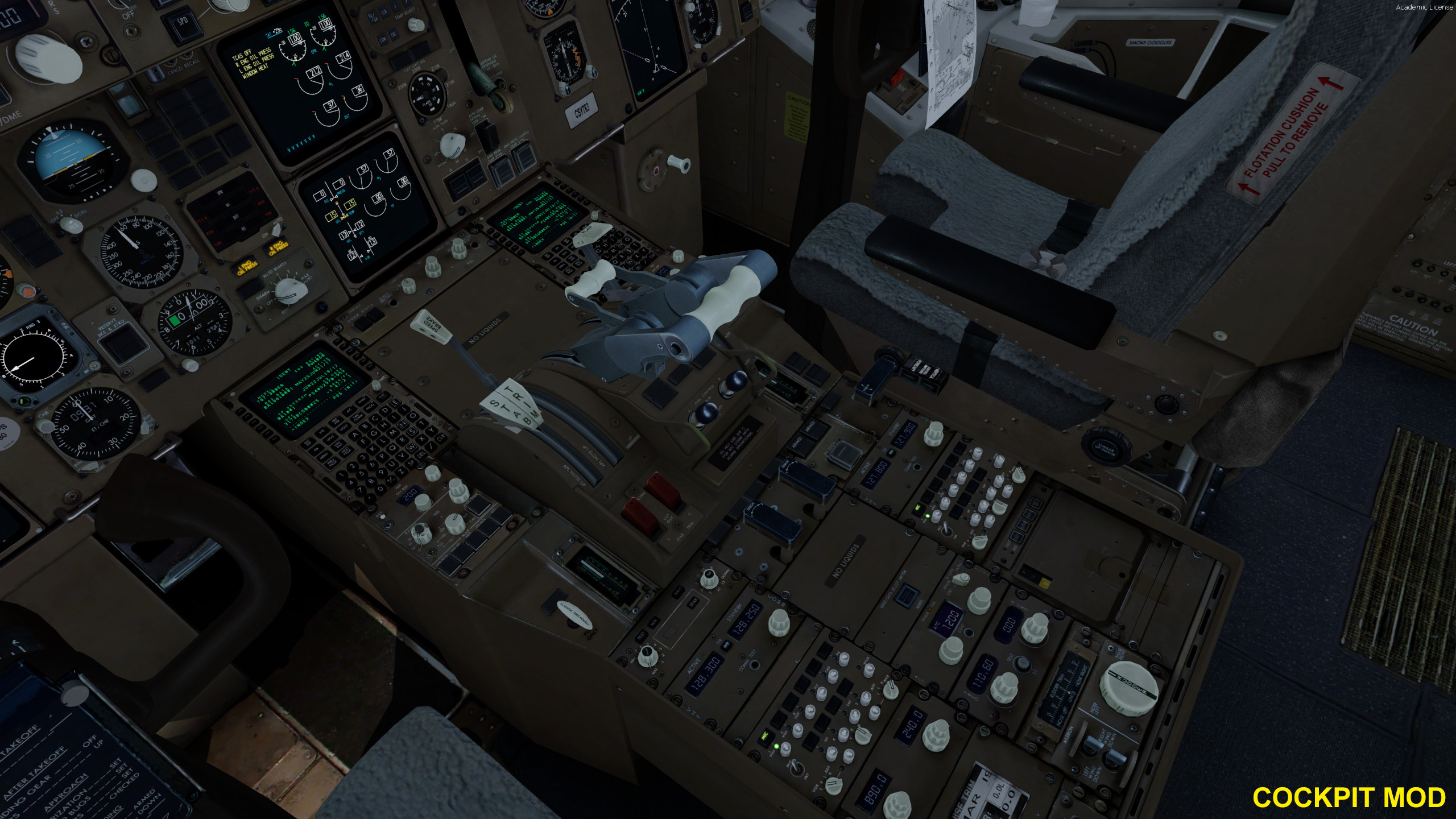 CAPTAIN SIM FORUM - B767-300ER Cockpit Mod