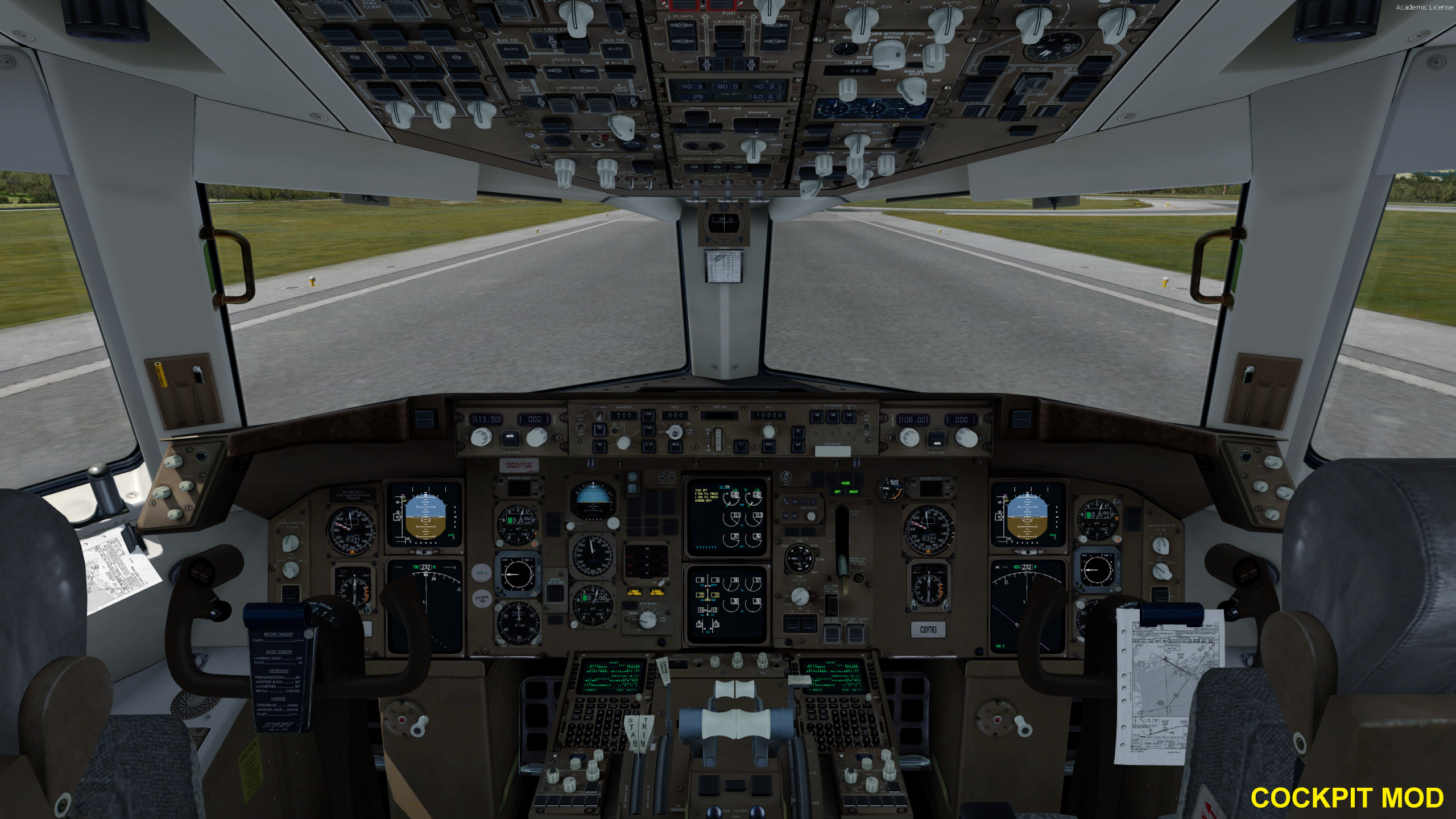 CAPTAIN SIM FORUM - B767-300ER Cockpit Mod
